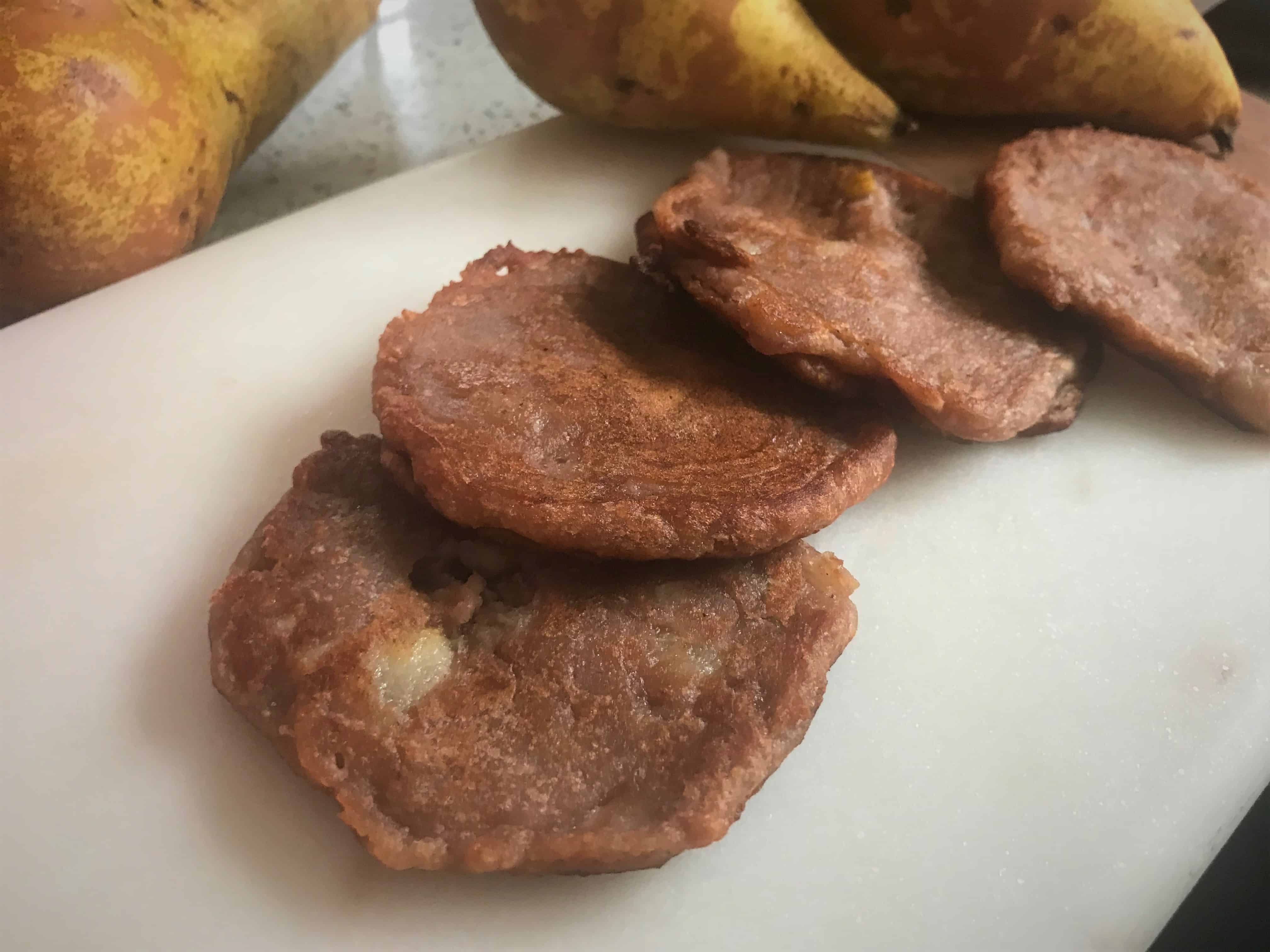 pear fritters - Baby Led Kitchen