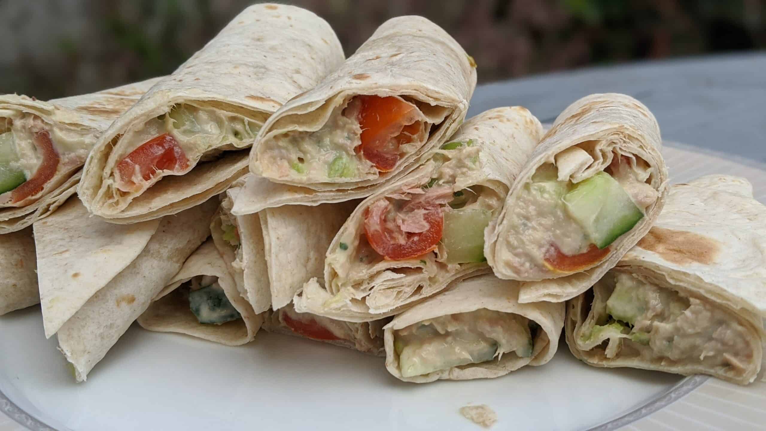 Family Tuna Wraps - Baby Led Kitchen